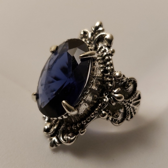 Jewelry | 925 Victorian Gothic Sapphire Ring | Poshmark